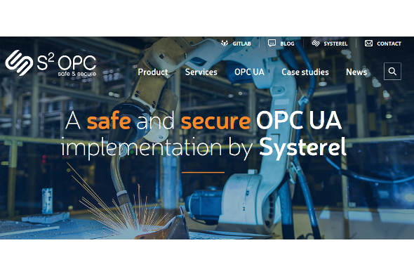 Un site dédié pour S2OPC - Systerel